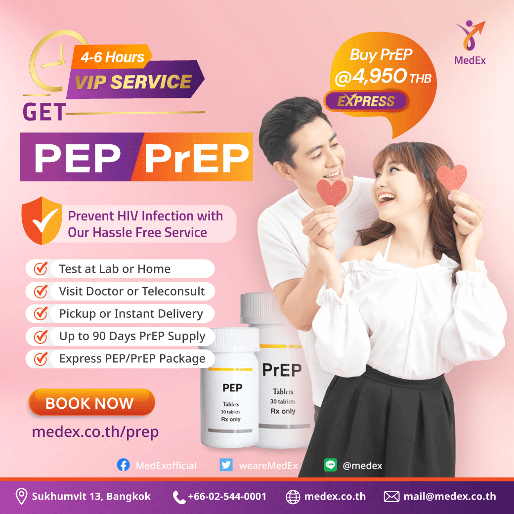 Express HIV PEP and PrEP in Bangkok | Emergency PEP (Post-Exposure ...